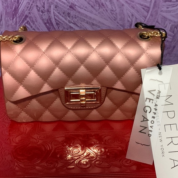 Emperia | Accessories | Emperia Rose Gold Crossbody Bag | Poshmark